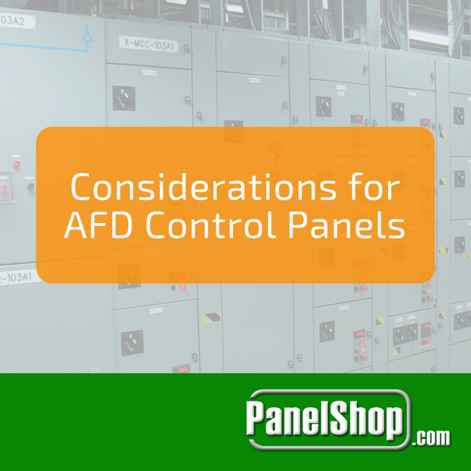 Considerations for AFD Control Panels